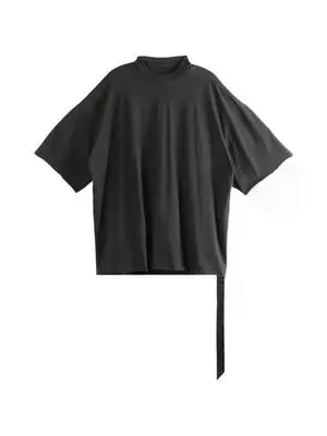 Rick Owens Tie-detail T-shirt - Black