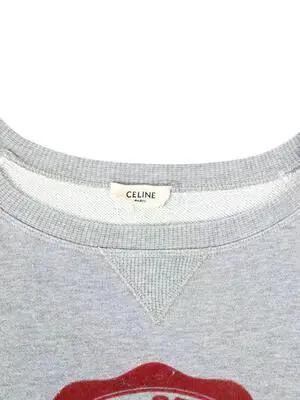 Celine Logo Crew-neck Sweatshirt