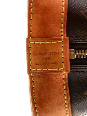 LOUIS VUITTON Alma Handbag Monogram Canvas Bb Crossbody Bag - Brown