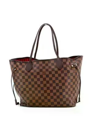 LOUIS VUITTON Neverfull Mm Damier Tote Bag - Brown