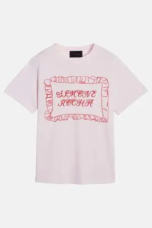 Simone Rocha T-shirt With Print - Rose