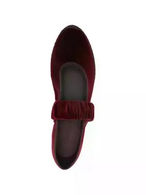 FLABELUS Mafalda Ruffled-strap Ballet Flats