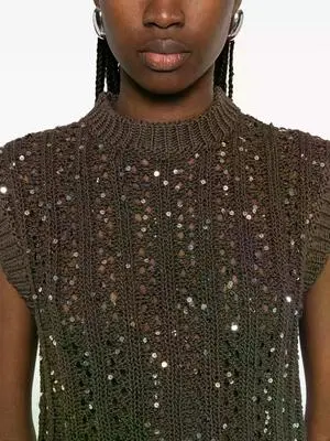 Peserico Sequin-embellished Vest