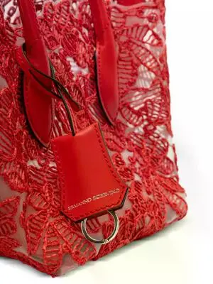Ermanno Scervino Floral-appliqué Shoulder Bag