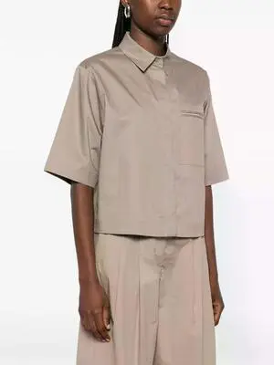 Peserico Pocket Short-sleeve Shirt - Neutrals