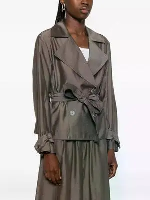 Peserico Belted Double-breasted Jacket