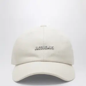 Jacquemus Logo Baseball Cap - White