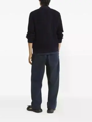 Maison Kitsuné Logo-patch Cardigan - Blue