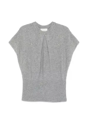 LISA YANG Annelie Pleated Sweater
