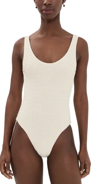 Jade Swim Contour One-piece Swimsuit - Sandstone