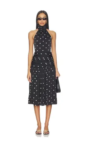 MORE TO COME Carmina Halter Midi Dress