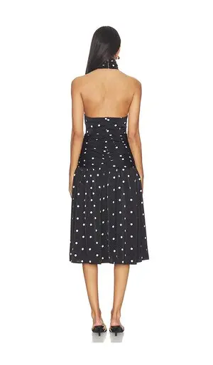 MORE TO COME Carmina Halter Midi Dress