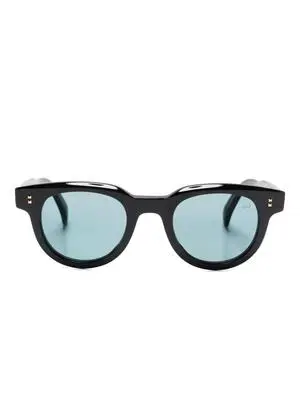 Dunhill Round-frame Acetate Sunglasses - Black