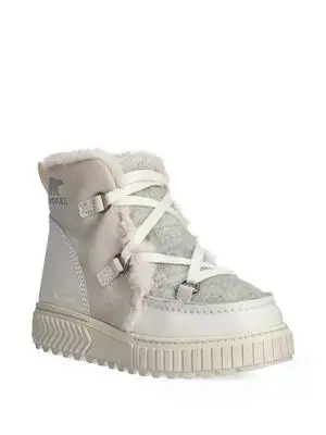 Sorel Faux-fur Trim Lace-up Boots