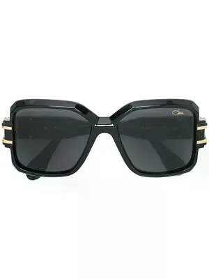 Cazal Oversized Square Frame Sunglasses - Black