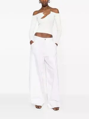 Christopher Esber Long-sleeve Top - White