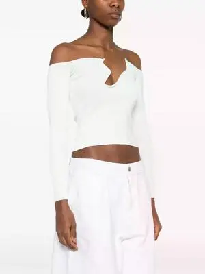 Christopher Esber Long-sleeve Top - White