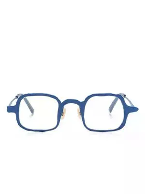 MASAHIROMARUYAMA Square Frame Eyeglasses - Blue