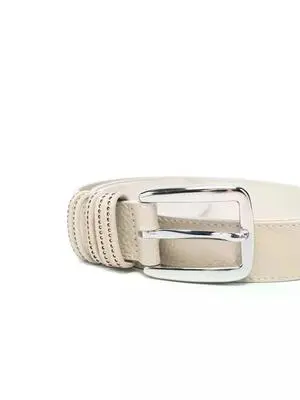 Peserico Textured-leather Belt