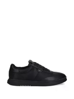 Emporio Armani Logo-plaque Panelled Sneakers