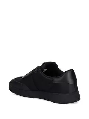 Emporio Armani Logo-plaque Panelled Sneakers