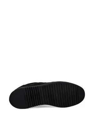 Emporio Armani Logo-plaque Panelled Sneakers