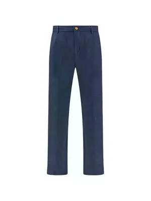 Paul & Shark Lucca Pleated Chinos - Blue
