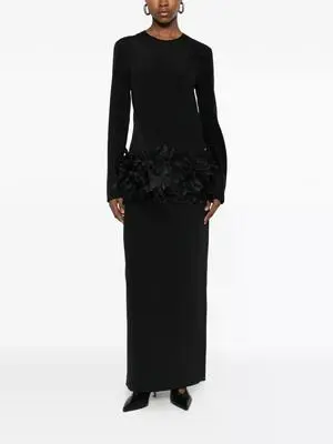 TOTEME Petal-detail Maxi Dress