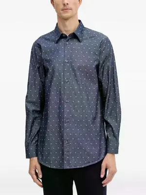 Armani Exchange Logo-embroidered Shirt