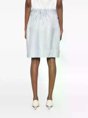 TOTEME Striped Mini Skirt - Blue