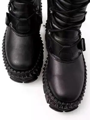 NEW ROCK Buckle Platform Boots