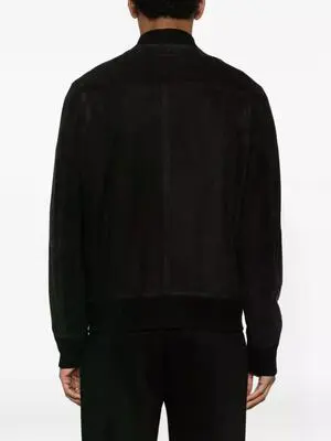 SALVATORE SANTORO Suede Bomber Jacket