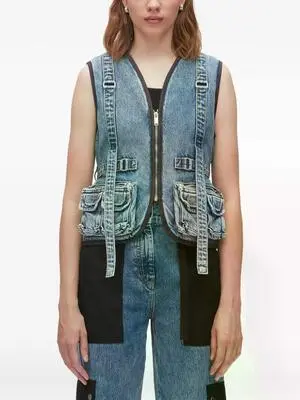 3.1 Phillip Lim Front-pocket Denim Vest