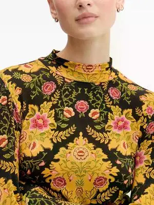 Farm Rio Floral-pattern Long-sleeve Top