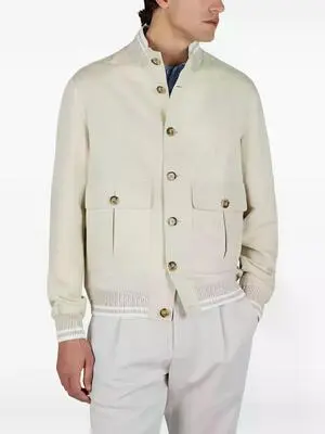 Paul & Shark Buttoned Bomber Jacket