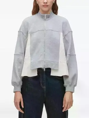 3.1 Phillip Lim Zip-up Panelled Sweater