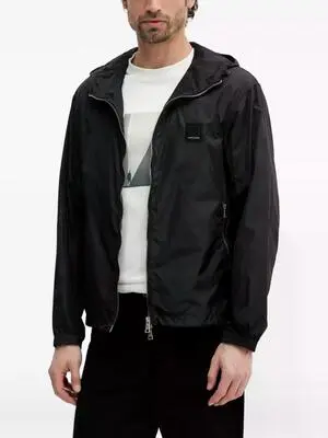 Armani Exchange Logo-patch Hooded Jacket