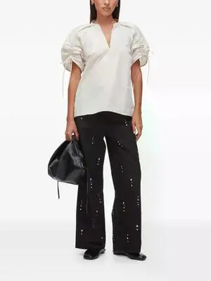 3.1 Phillip Lim V-neck Top With Drawstring
