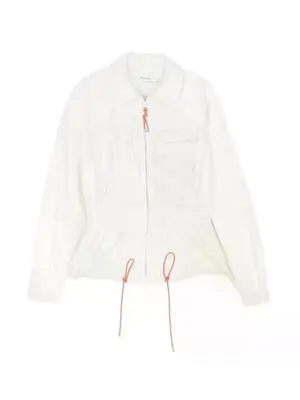 3.1 Phillip Lim Drawstring Zip-up Jacket - Neutrals