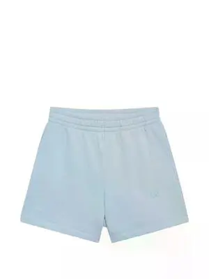 ANINE BING Framed Monogram Shorts - Blue