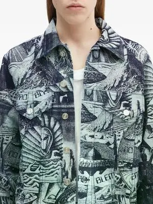 Aries Graphic-pattern Shirt Jacket
