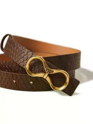TWINSET Textured Leather Belt