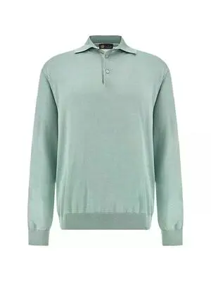 Paul & Shark Long-sleeve Polo Shirt - Green