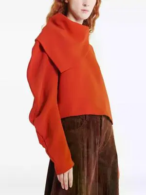 A.W.A.K.E. Mode Draped Blouse