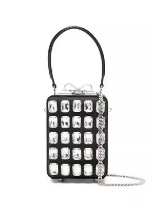 SELF-PORTRAIT Micro Crystal-embellished Tote Bag