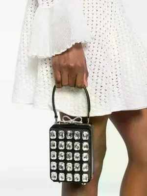 SELF-PORTRAIT Micro Crystal-embellished Tote Bag
