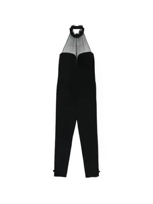 Saint Laurent Halterneck Jumpsuit - Black