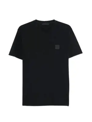 Stone Island Logo- Patch T-shirt - Black