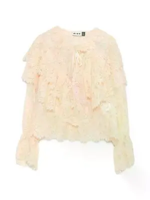 Rixo Ruffled Lace Blouse