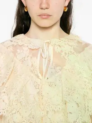 Rixo Ruffled Lace Blouse